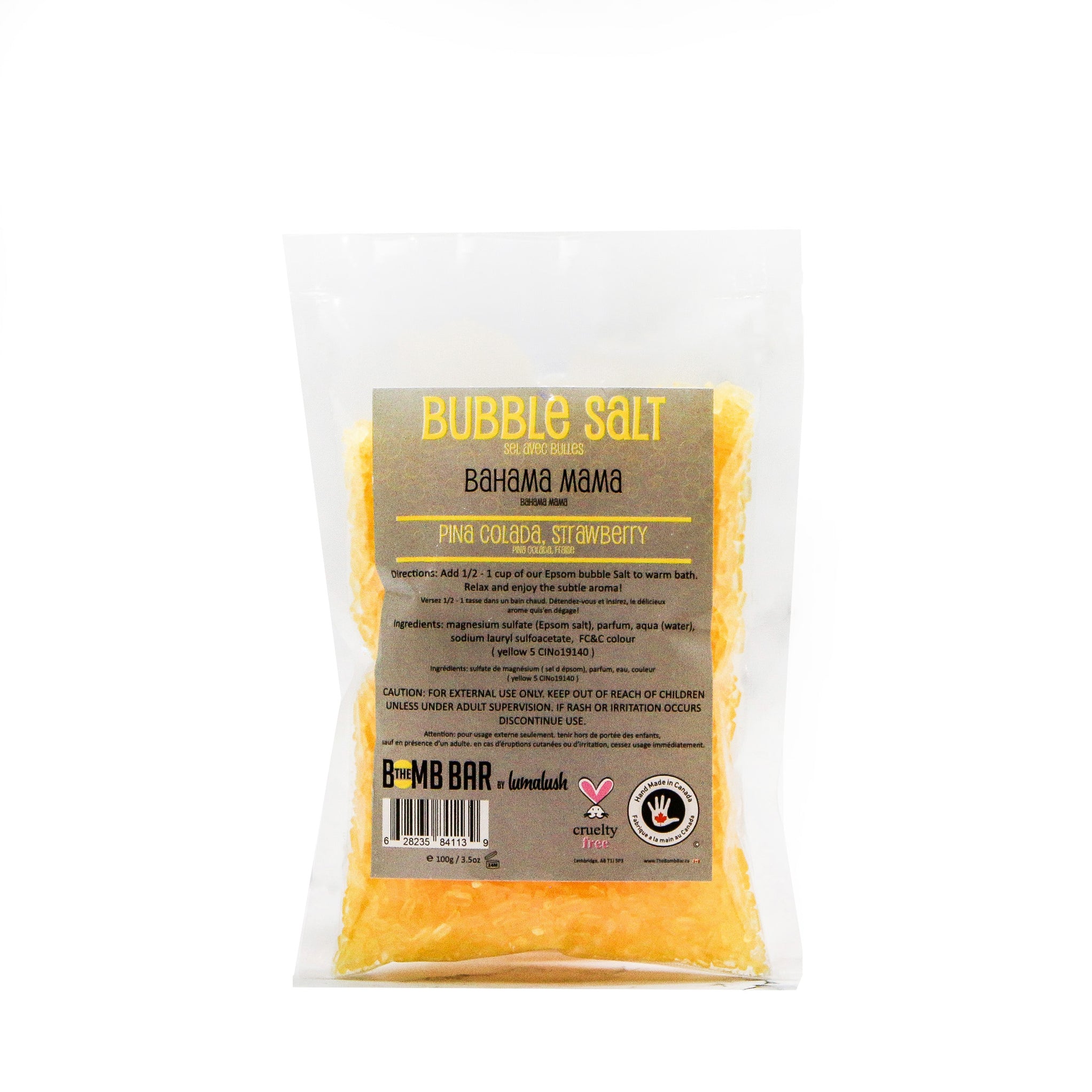 Bubble Bath Salts | Bath Soak — The Bomb Bar Canada